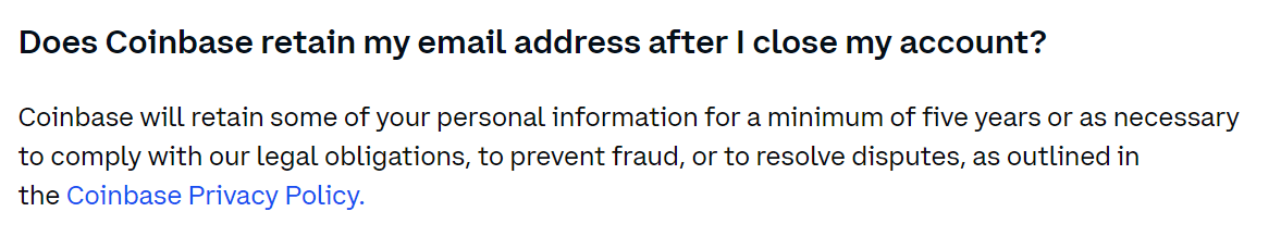 🥇How to Delete your Coinbase Account and Data: Step by Step - Blockchain es